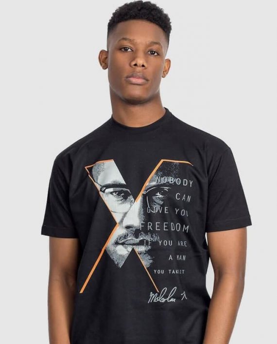 Malcolm X T-Shirt - Nobody Can Give you Freedom | ALLRIOT Tshirts