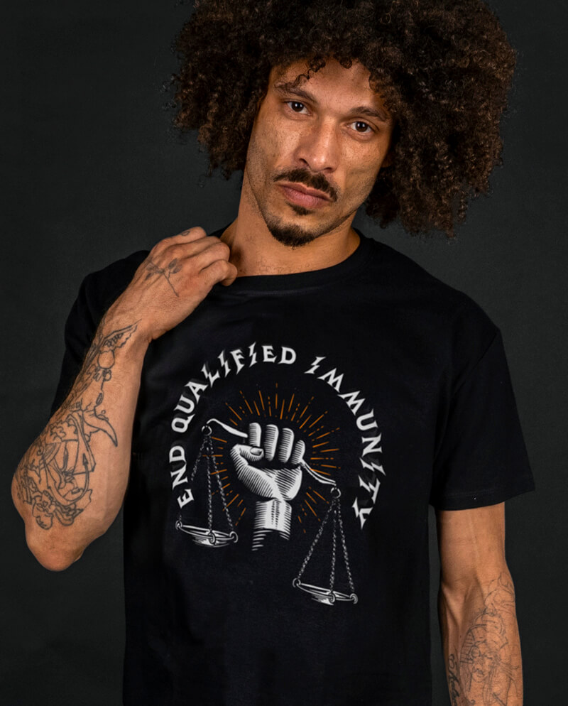 End Qualified Immunity T-shirt - BLM Anti Cop Tees | ALLRIOT