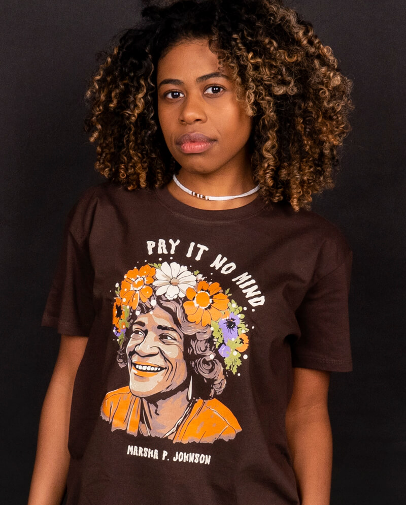 Marsha P. Johnson T-shirt - Trans Rights Tee | ALLRIOT