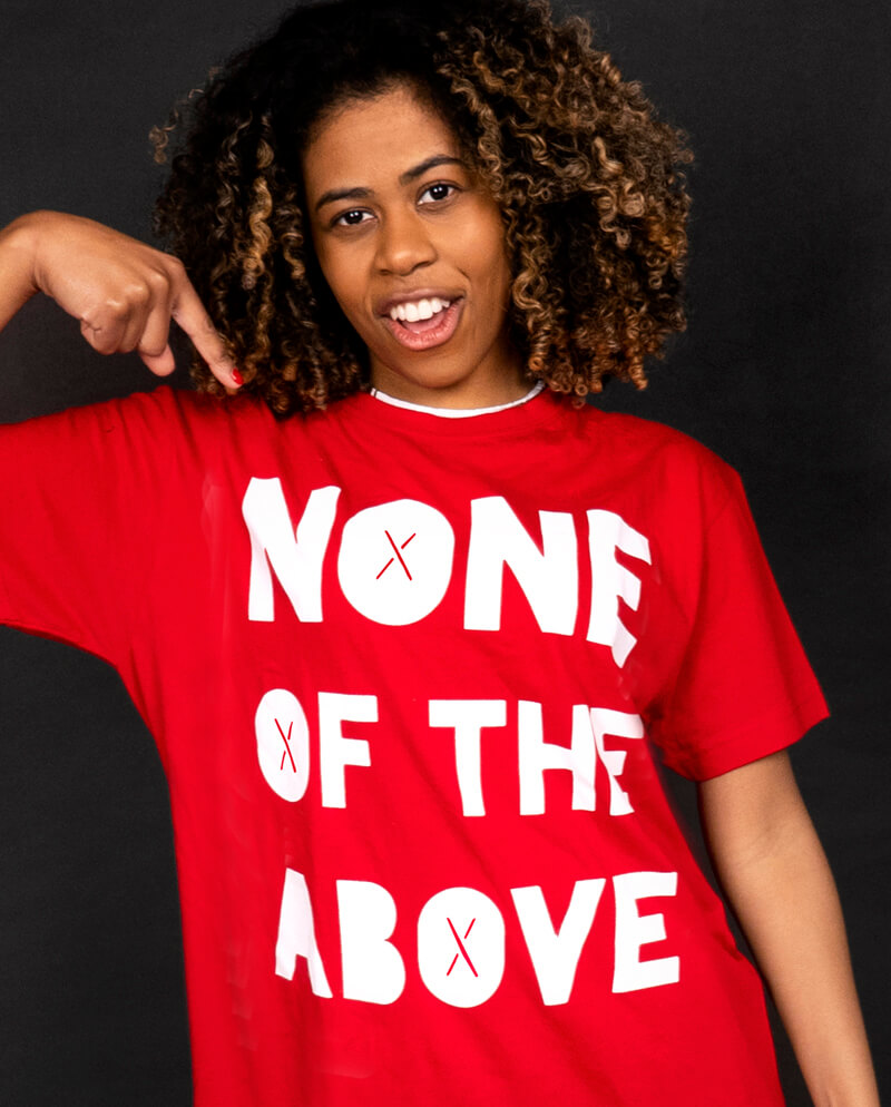 Vote None of The Above - Anti Government T-shirt by ALLRIOT