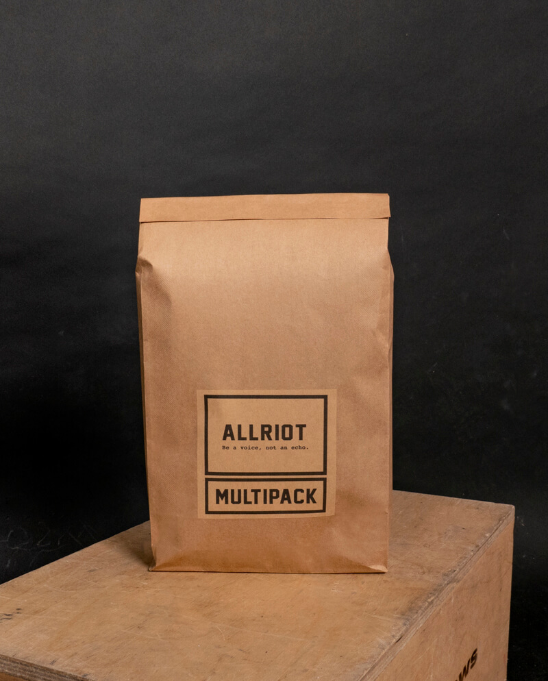 T-shirt Multipack - 3 Plain V-neck Cotton T-shirts - ALLRIOT