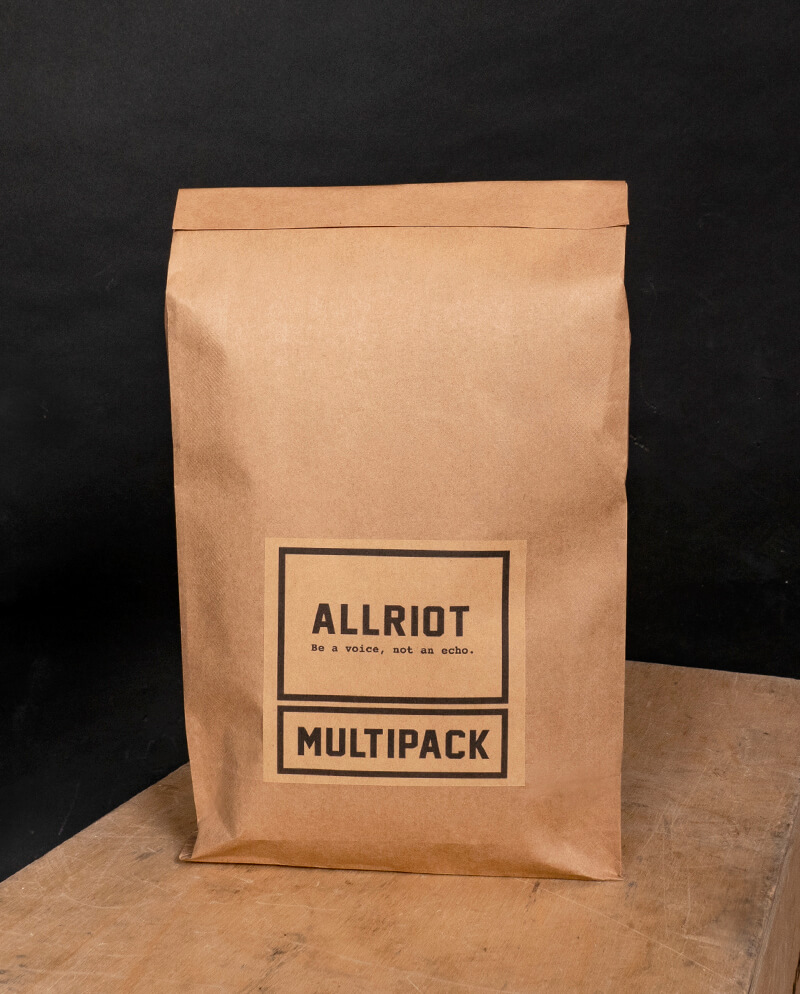 T-shirt Multipack - 3 Plain Crewneck Cotton Tees - ALLRIOT