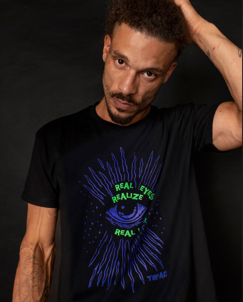 Real Eyes Realise Real Lies - Tupac T-shirt | ALLRIOT