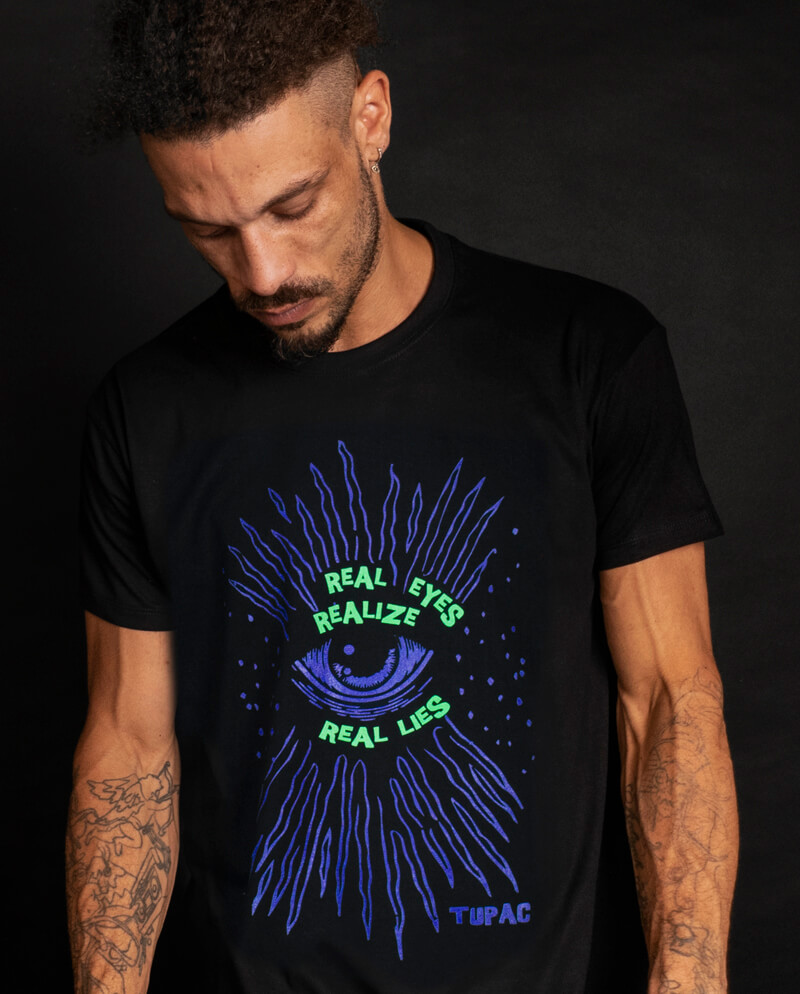 Real Eyes Realise Real Lies - Tupac T-shirt | ALLRIOT