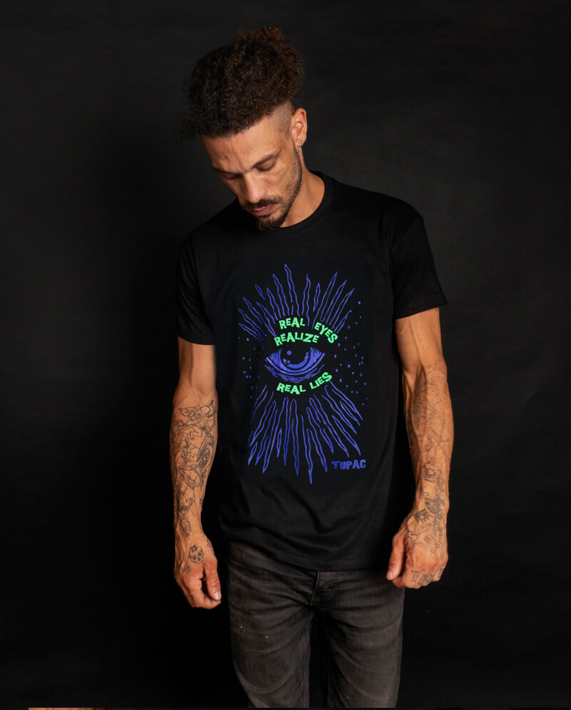 Real Eyes Realise Real Lies - Tupac T-shirt | ALLRIOT