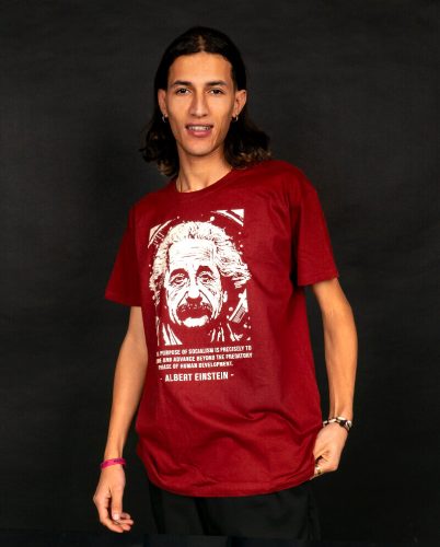 Albert Einstein T-shirt - Stance on Socialism | ALLRIOT