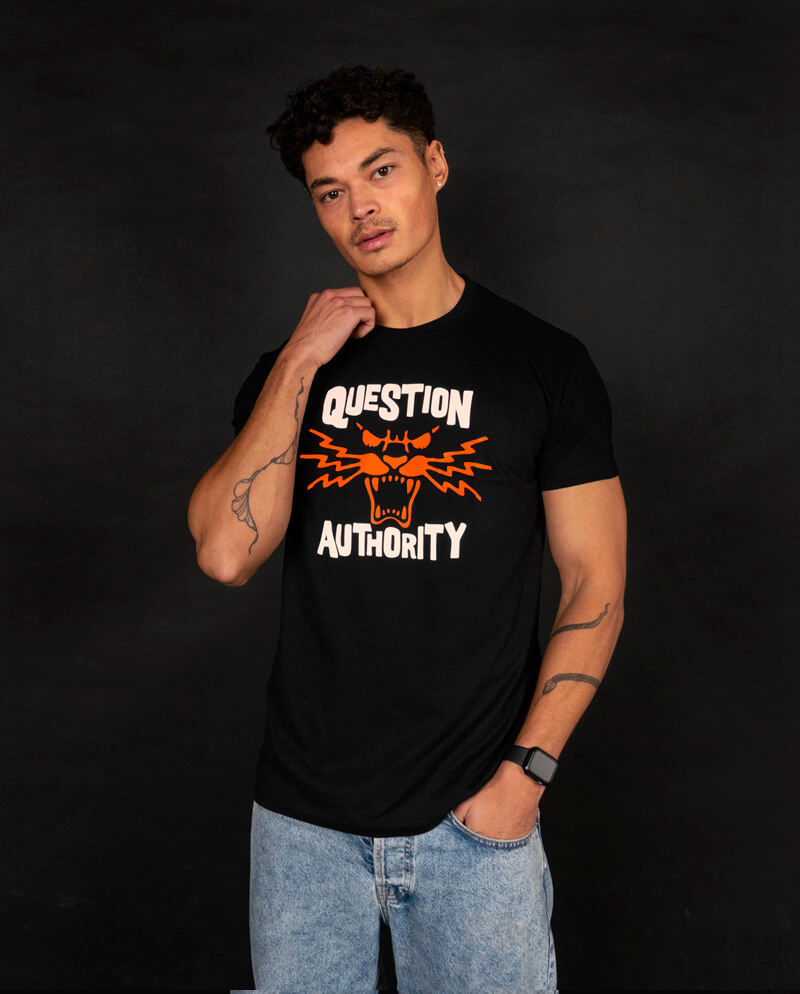 Question Authority T-shirt | ALLRIOT Political Clothing
