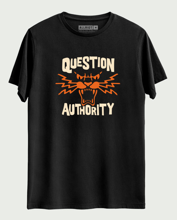Question Authority T-shirt | ALLRIOT Political Clothing