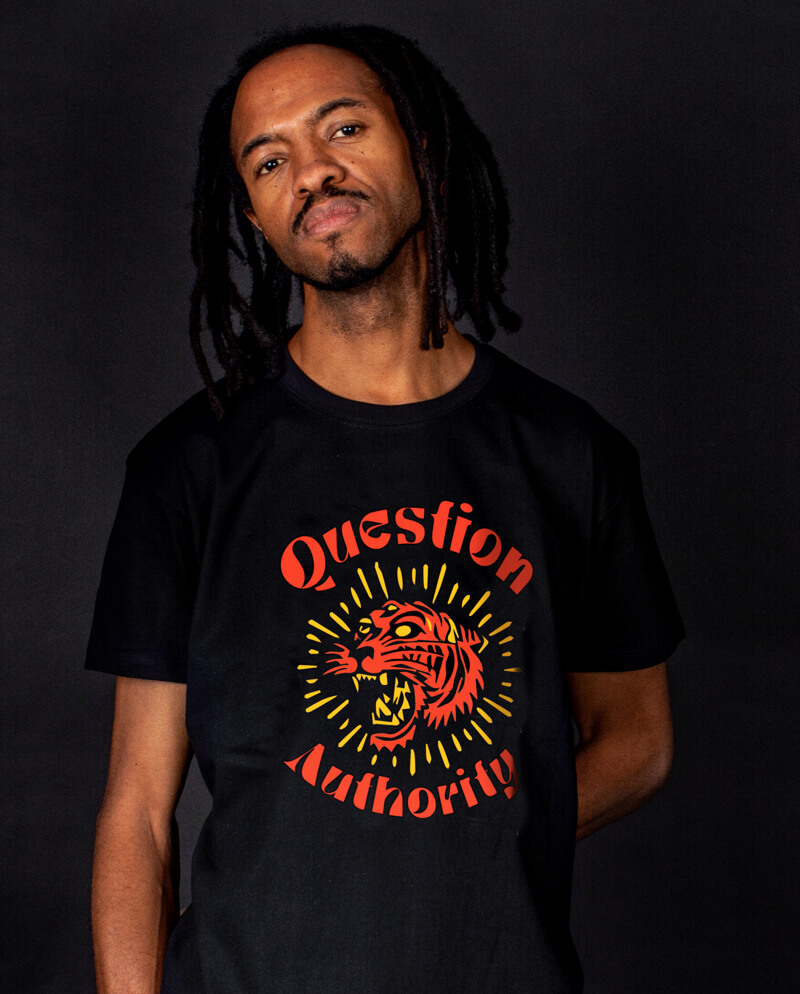 Question Authority T-shirt - Political Graphic Tee | ALLRIOT