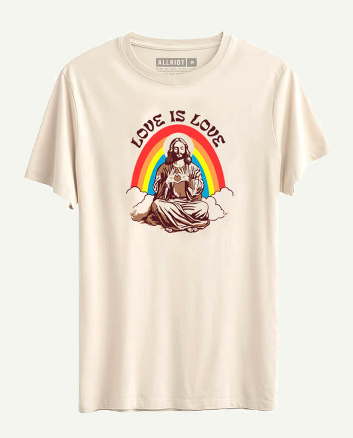 Jesus Approves - Pride T-shirt - Love is Love | ALLRIOT