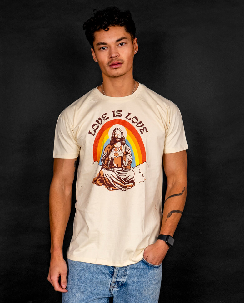 Jesus Approves - Pride T-shirt - Love is Love | ALLRIOT