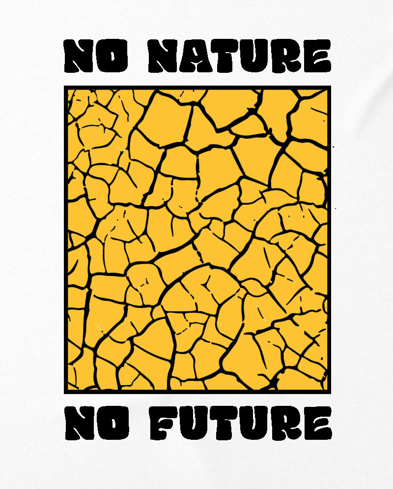 No Nature No Future T-shirt - Protect The Planet | ALLRIOT