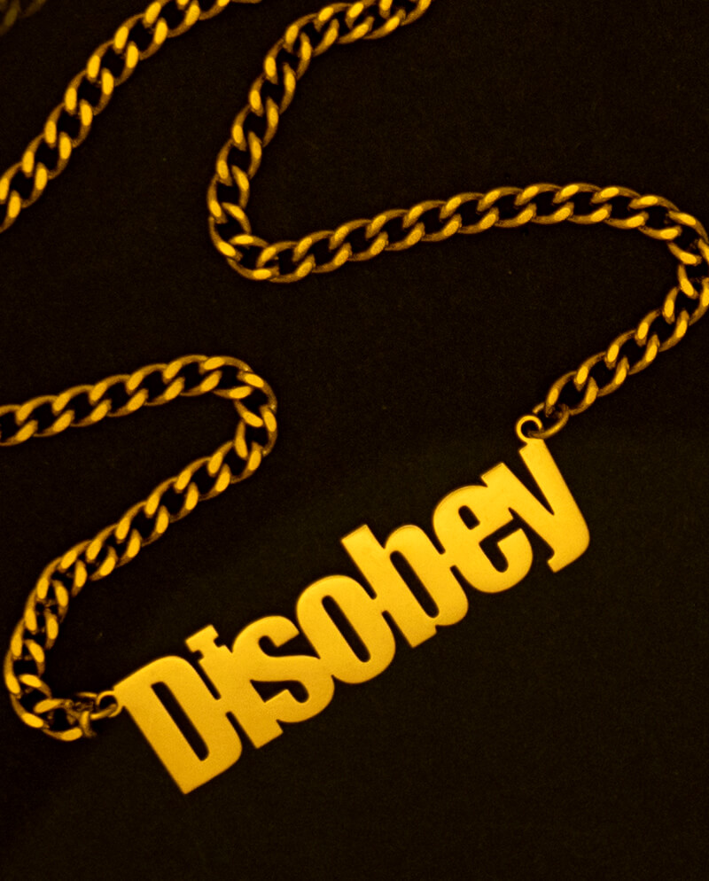 Disobey Necklace - Political Jewellery | ALLRIOT