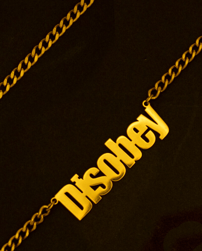 Disobey Necklace - Political Jewellery | ALLRIOT