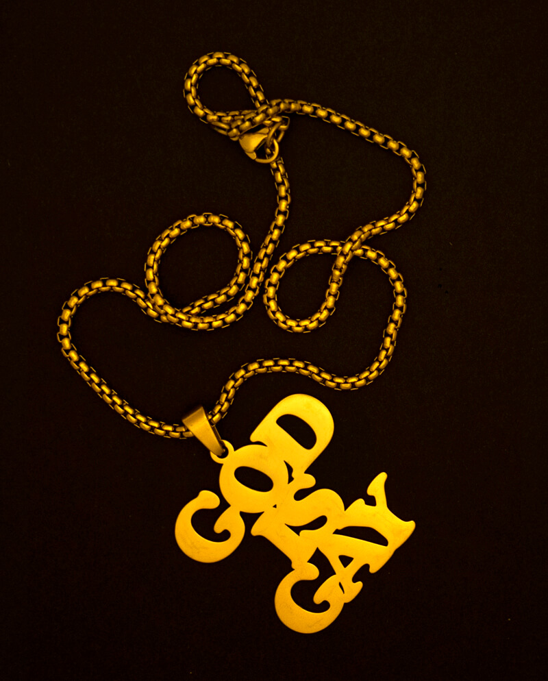 God Is Gay Pride Necklace - Political Jewellery | ALLRIOT