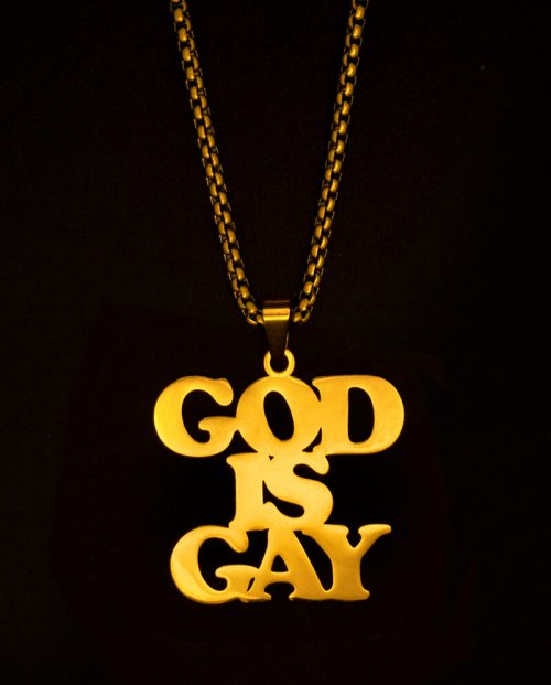 God Is Gay Pride Necklace - Political Jewellery | ALLRIOT