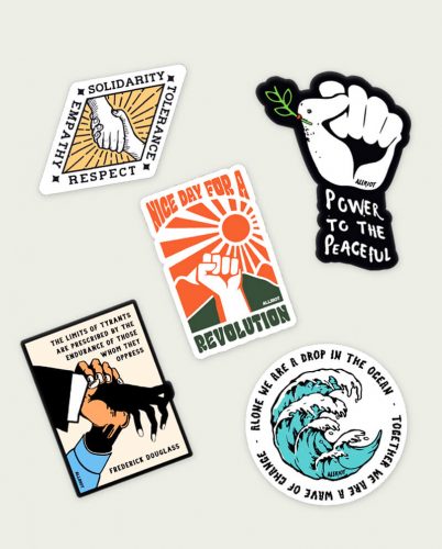 Activist Sticker Pack | ALLRIOT Political Merch