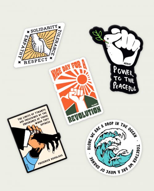 Activist Sticker Pack | ALLRIOT Political Merch