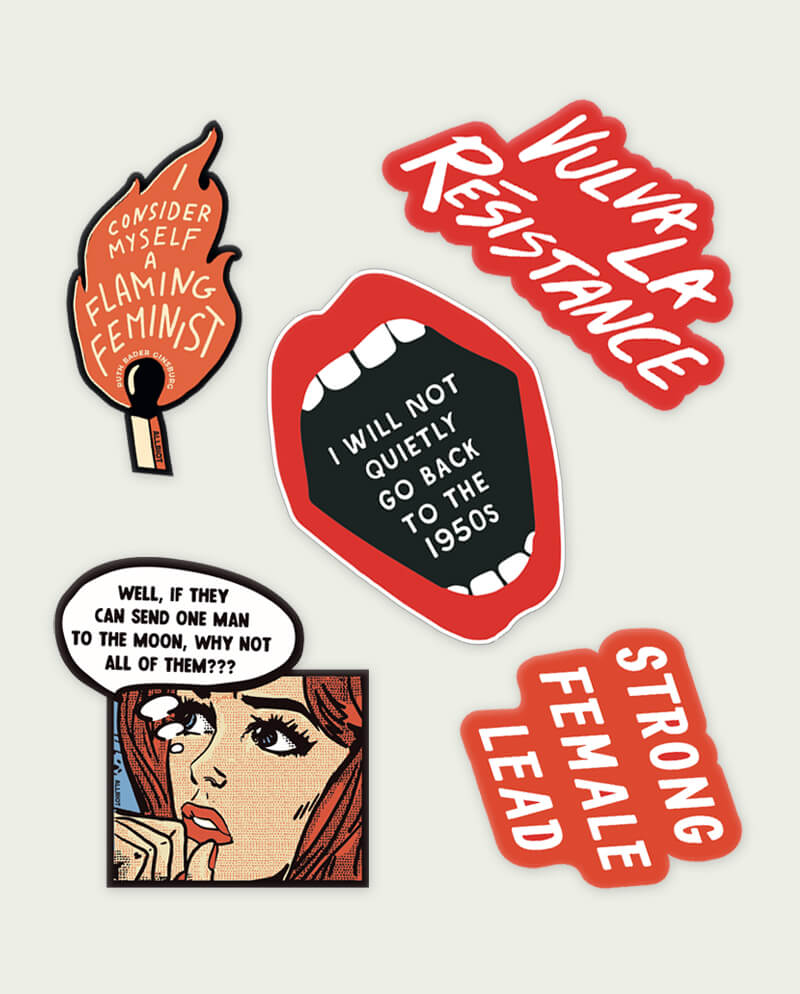 Feminist Sticker Pack | ALLRIOT Political Merch