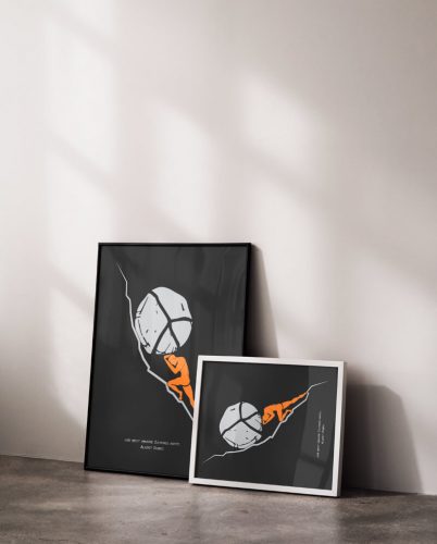 Myth of Sisyphus Poster - Albert Camus | ALLRIOT Wall Art