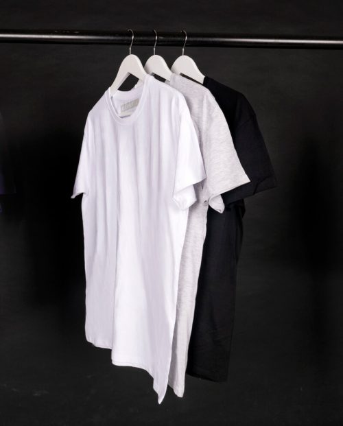 T-shirt Multipack - 3 Plain Crewneck Cotton Tees - ALLRIOT