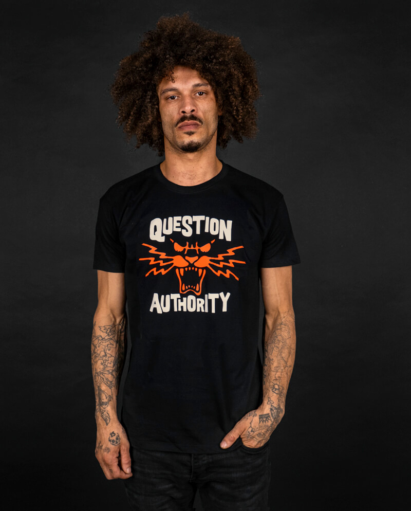 Question Authority T-shirt | ALLRIOT Political Clothing